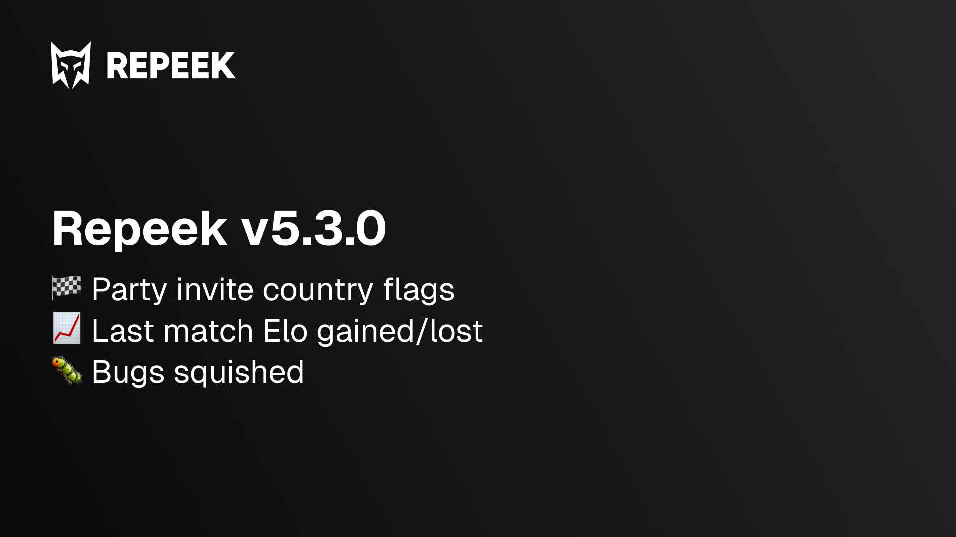 Repeek v5.3.0 – Repeek (formerly FACEIT Enhancer)